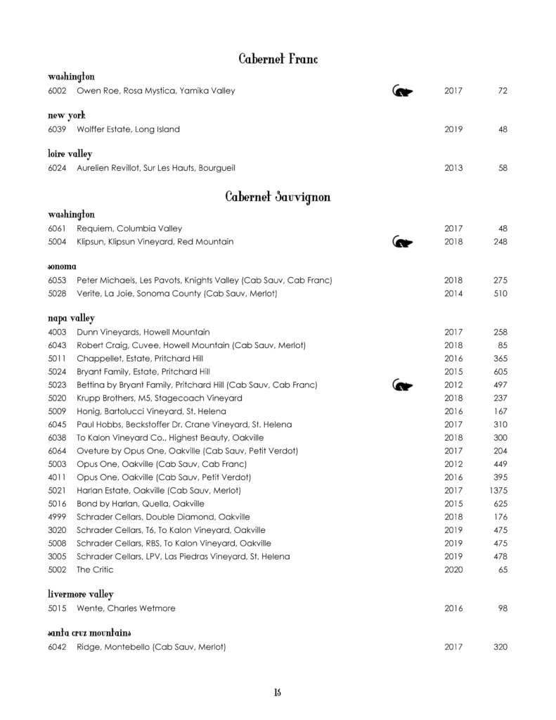 Lobster Bake Menu Rats Restaurant